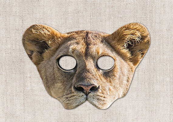 Sarabi Printable Mask Lioness Sarabi Photo-real Sarabi | Etsy