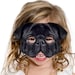 Black Pug Printable Mask Dog Pug Photo-real Dog Mask - Etsy