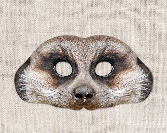 Red Panda Printable Mask, Red Panda, Photo-real Panda Mask, Halloween ...