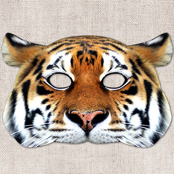 Tiger Therian Mask - Etsy