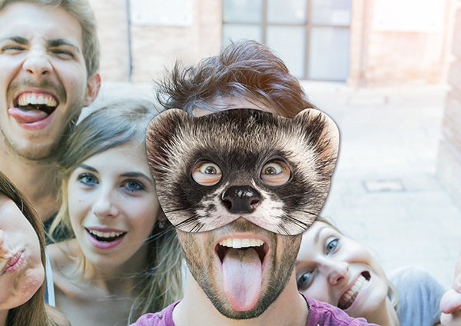 Ferret Printable Mask Ferret Photo-real Ferret Mask - Etsy