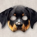 Pug Printable Mask, Dog, Pug, Photo-real Dog Mask, Halloween Mask ...