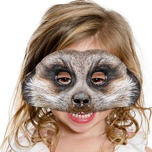 Meerkat Printable Mask, Photo-real Meerkat Costume, Timon, Halloween ...