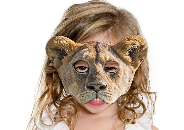 Lioness Printable Mask Photo-real Lioness Mask Halloween - Etsy