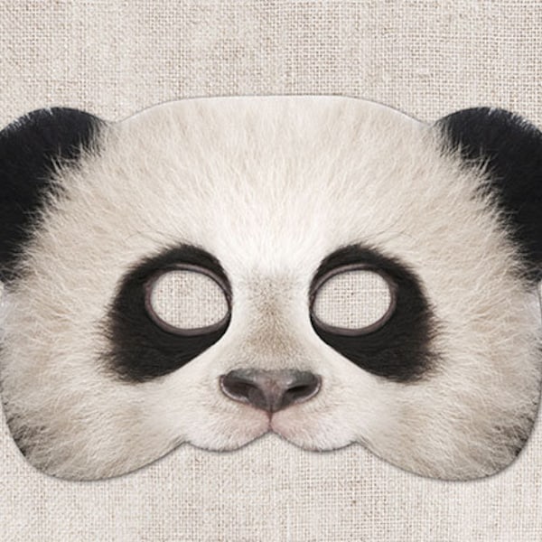 Panda Mask - Etsy