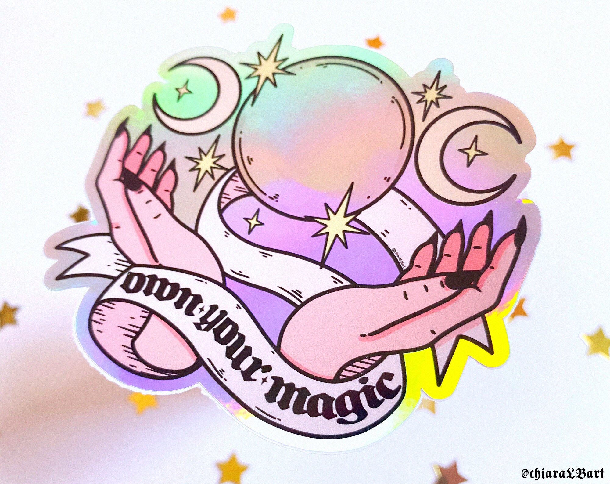 Magical Witch Holo Sticker Pack - Etsy