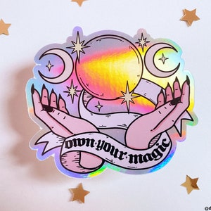 Magical Witch Holo Sticker Pack - Etsy
