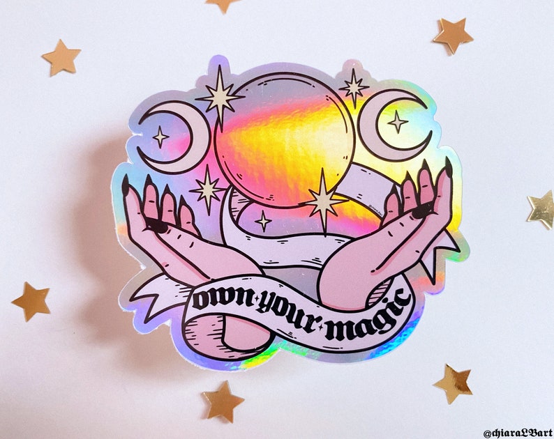 Magical Witch Holo Sticker Pack - Etsy