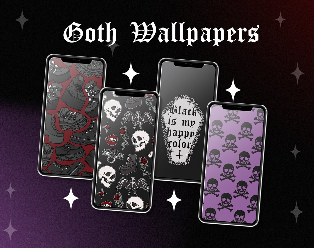 Goth DIGITAL Wallpapers Pack for 1 Device Only: Phone, Desktop OR iPad ...