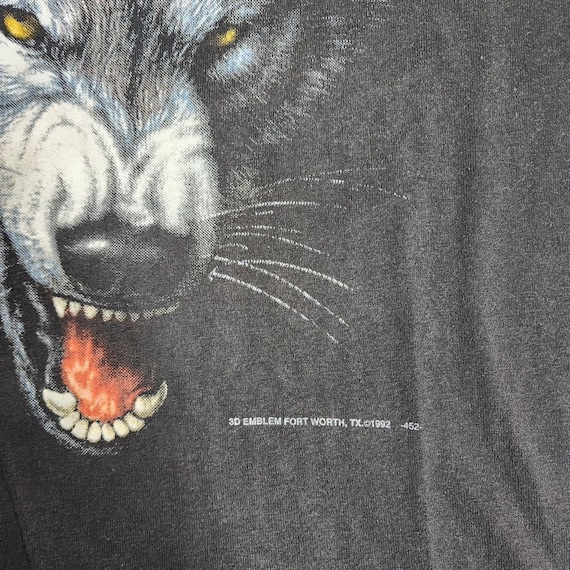 Harley Davidson 3D Emblem Wolf Single Stitch Shirt CU… - Gem