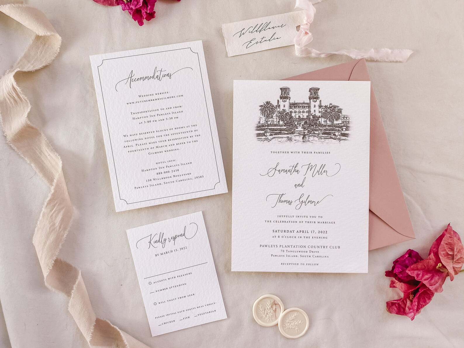 Wedding Invitation Venue, Wedding Venue Sketch, Wedding Venue ...