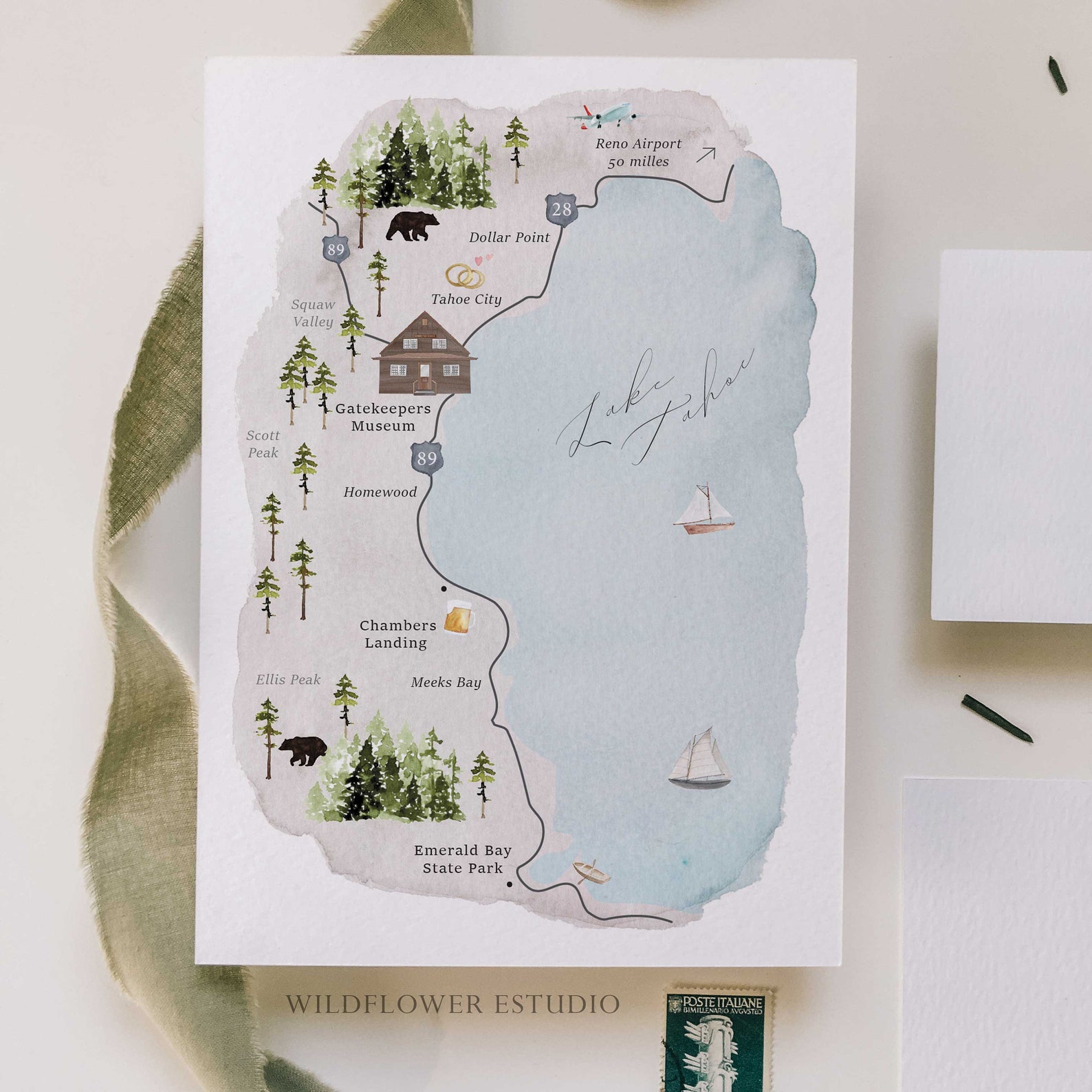 Custom Wedding Map Wedding Map Wedding Invitation Map Map - Etsy