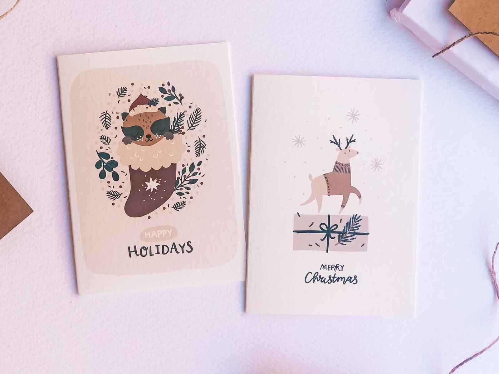 Christmas Card Set Boxed Christmas Cards Christmas Cards | Etsy