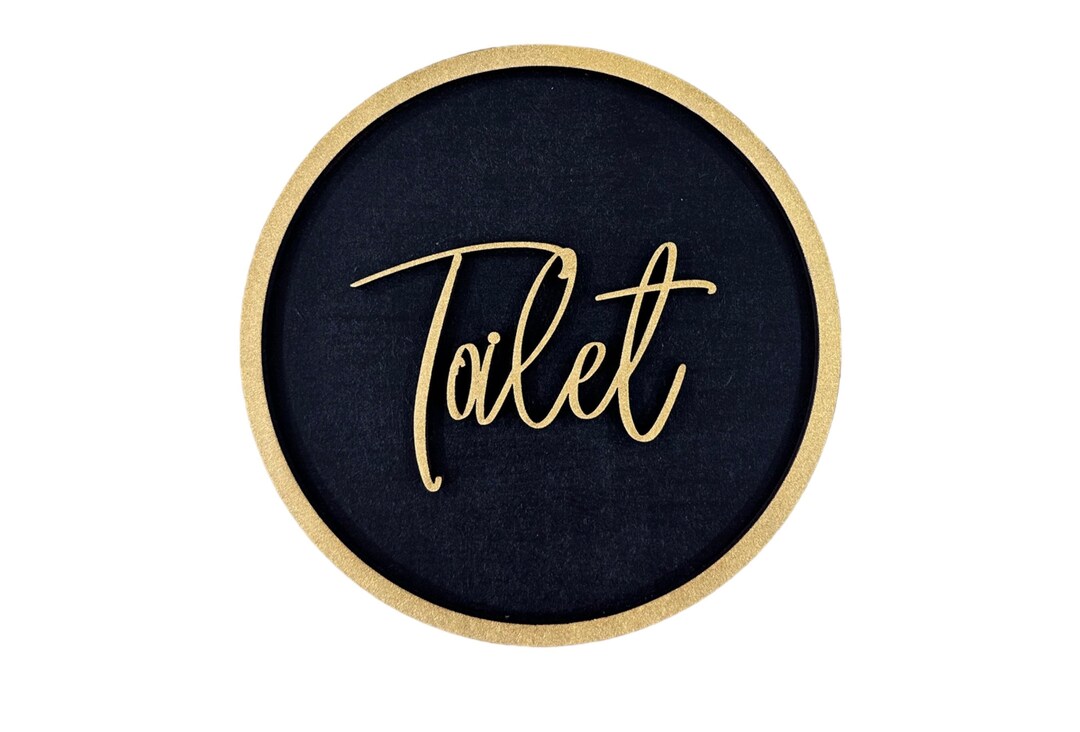 Modern 3D Toilet Script - Etsy