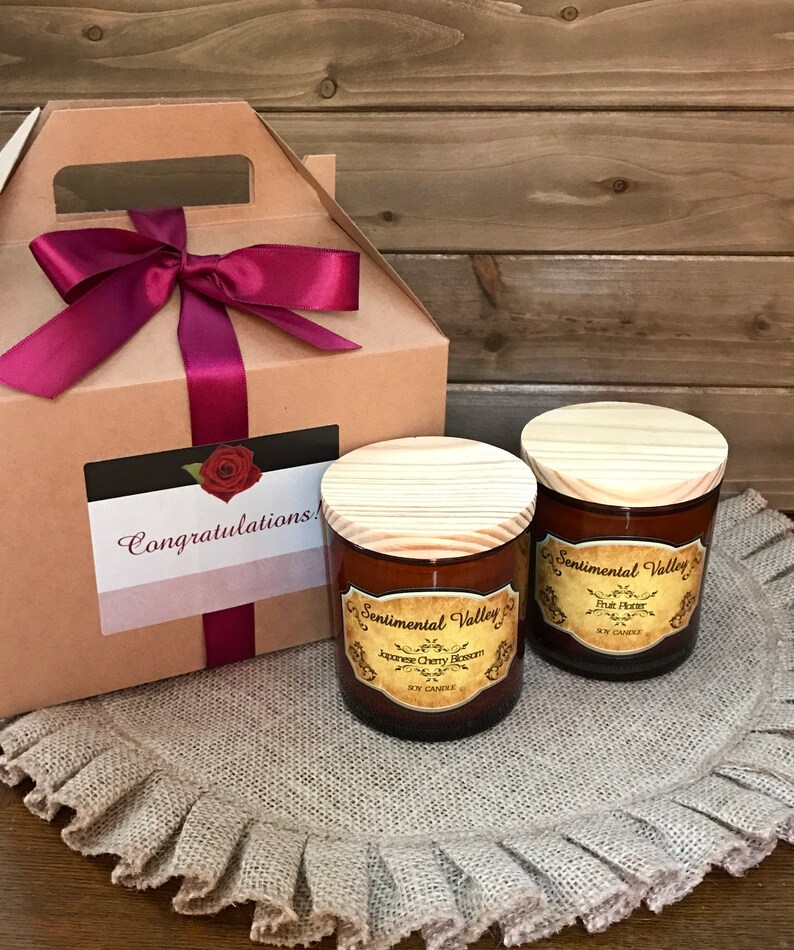 Congratulations Soy Candle Gift Congratulations Candle Gift - Etsy