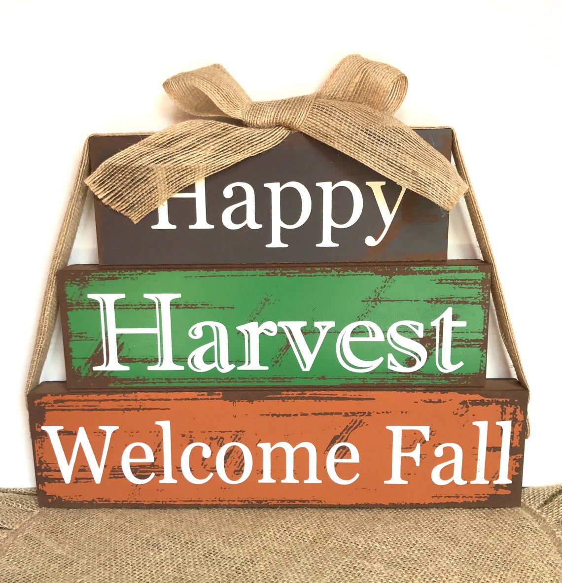Rustic Fall Decor, Welcome Fall Sign, Harvest Decor, Fall Display ...