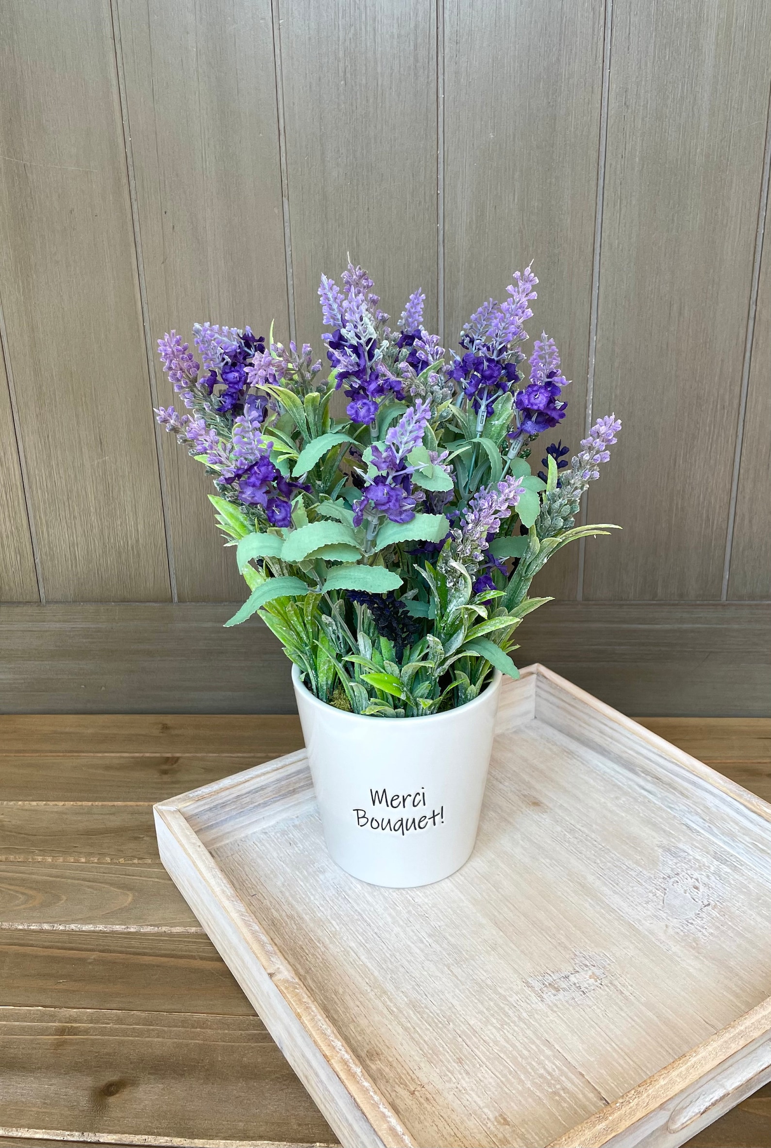 Artificial Lavender Plant Potted Lavender Lavender in | Etsy