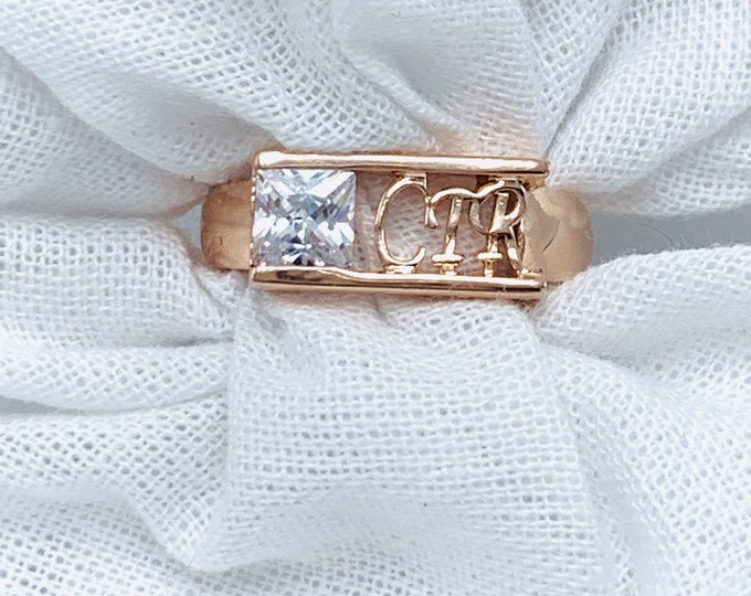 CTR Ring, Choose the Right, Lds Ring With Birthstone, Gifts for Baptism ...
