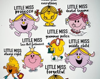 Custom Little Miss Stickers - Etsy