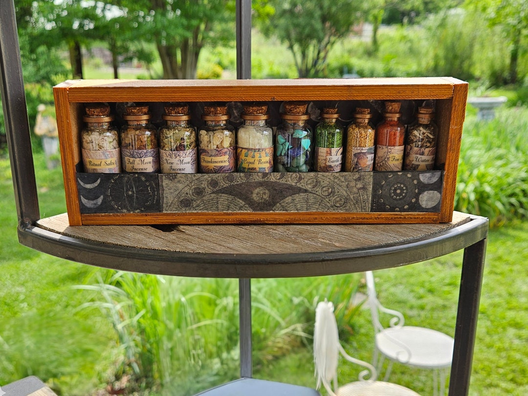 Deluxe Incense Kit: Chakra Stones, Ritual Resins, Grimoire Recipes - Etsy