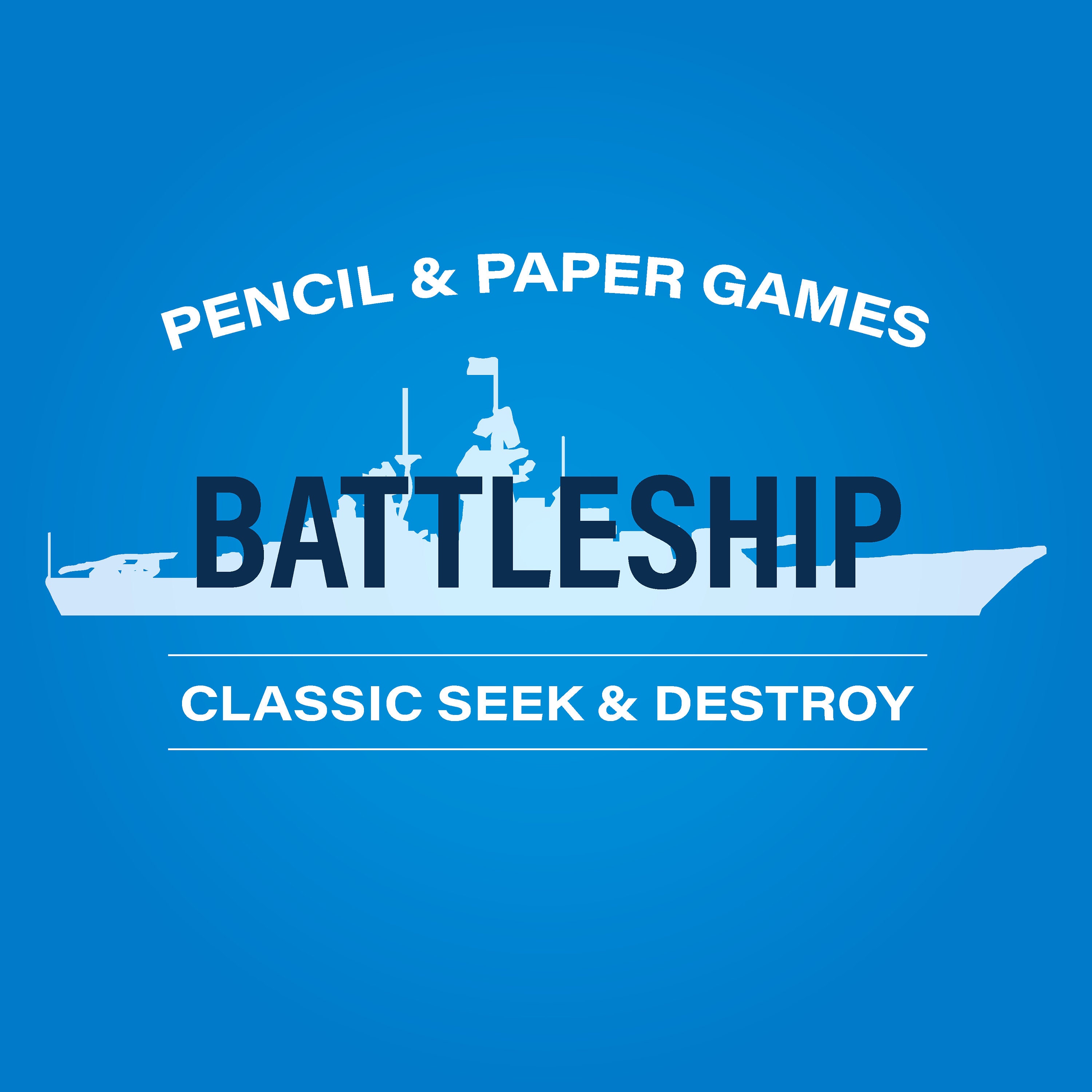 Battleship - Classic Seek-and-destroy Grid Game - Printable 2 Player Game - Pencil & Paper Games ...
