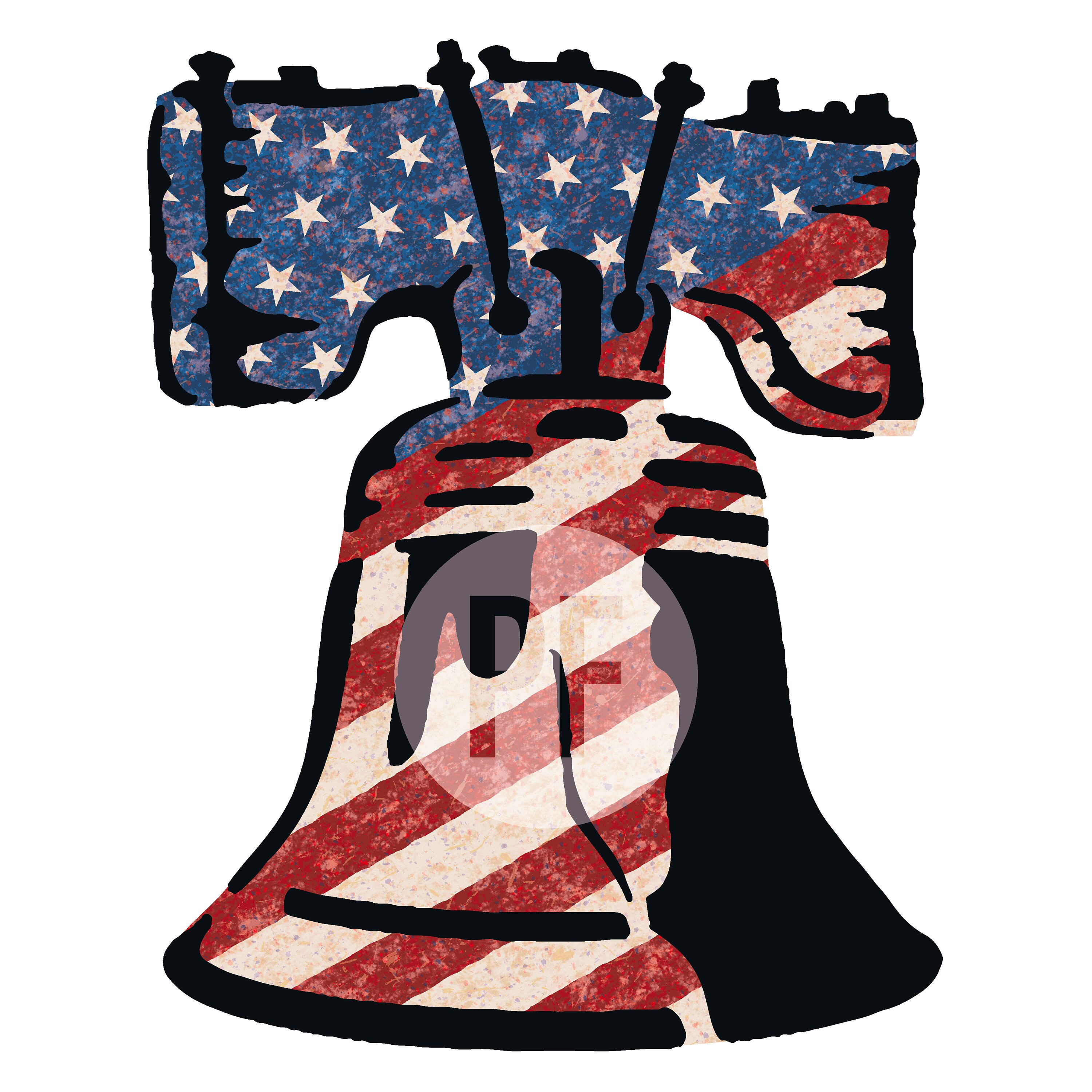 Liberty Bell SVG American Patriotic Clip Art 2 Styles - Etsy