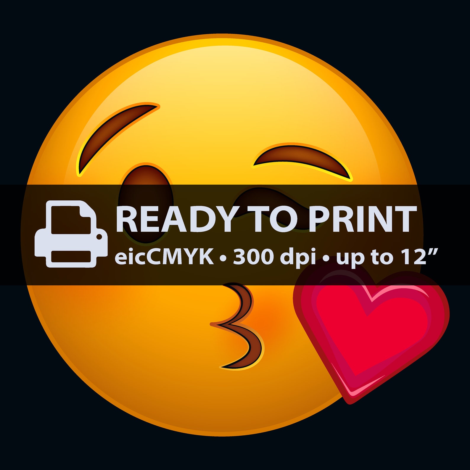 Emoji Image Bundle for Print & Web Projects High Resolution Clip Art ...