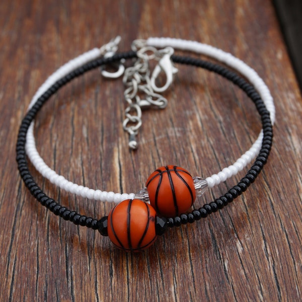 Basketball Friendship Bracelet - Etsy