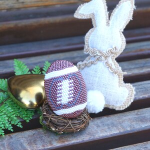 Sports Easter Egg Football / Easter Egg Decor Football / Easter Basket ...