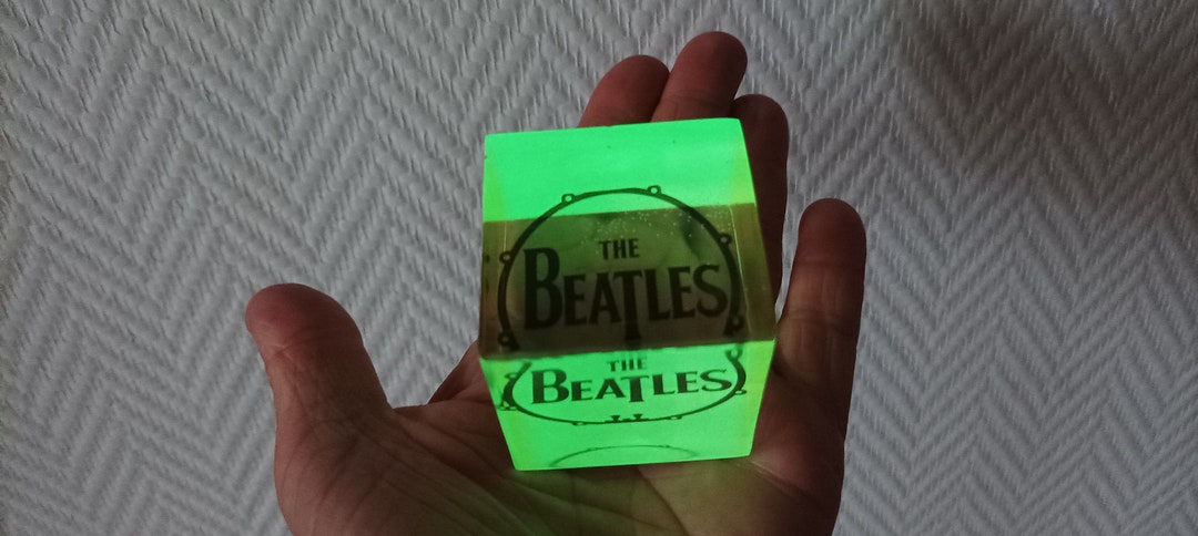 Beatles Phosphorescent Cube in Customizable Resin - Etsy