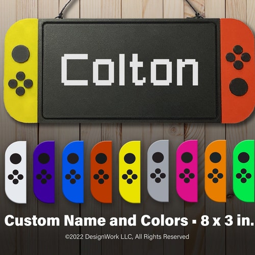 Custom Gamer Sign 10x4in Game Room Decor Gift for Kids - Etsy