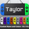 Personalized Video Game Sign Custom Video Game Controller Door Sign Kid ...