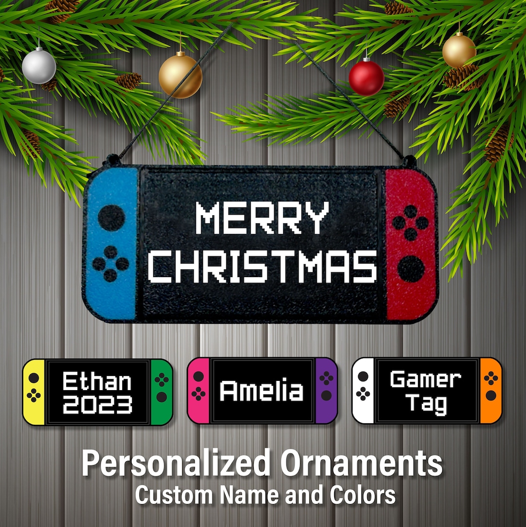 Video Game Ornament, Personalized Gamer Christmas Gift, Custom Gaming ...