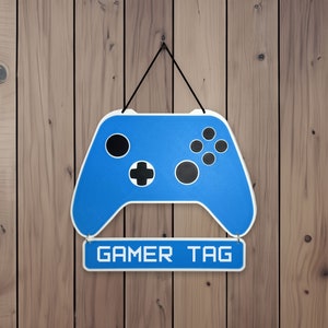 Personalized Video Game Sign | Custom Video Game Controller Door Sign ...