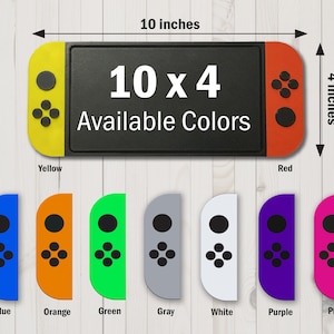 Custom Gamer Sign (10x4in) | Game Room Decor Gift for Kids | Video Game ...