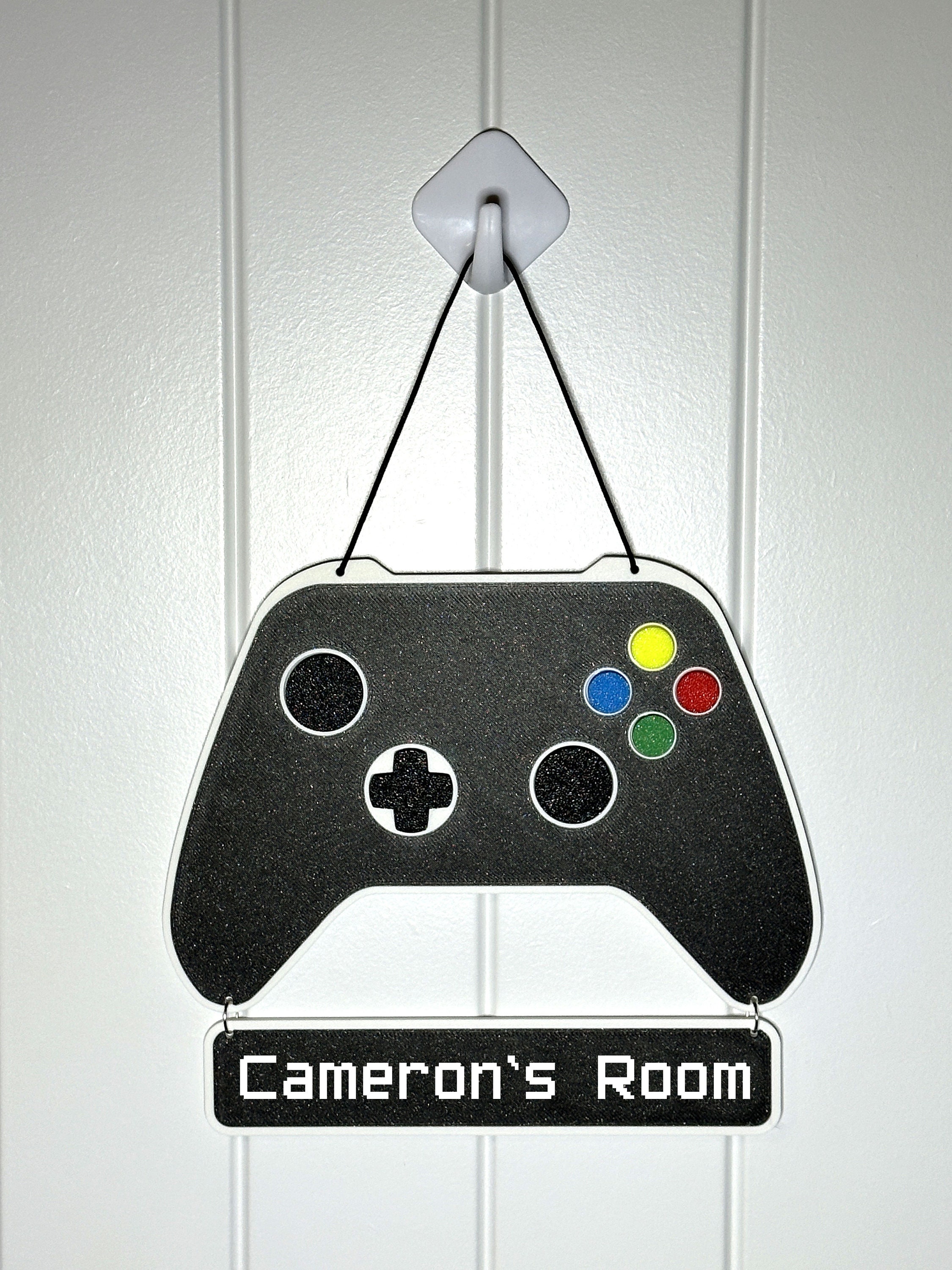 Personalized Video Game Sign | Custom Video Game Controller Door Sign ...