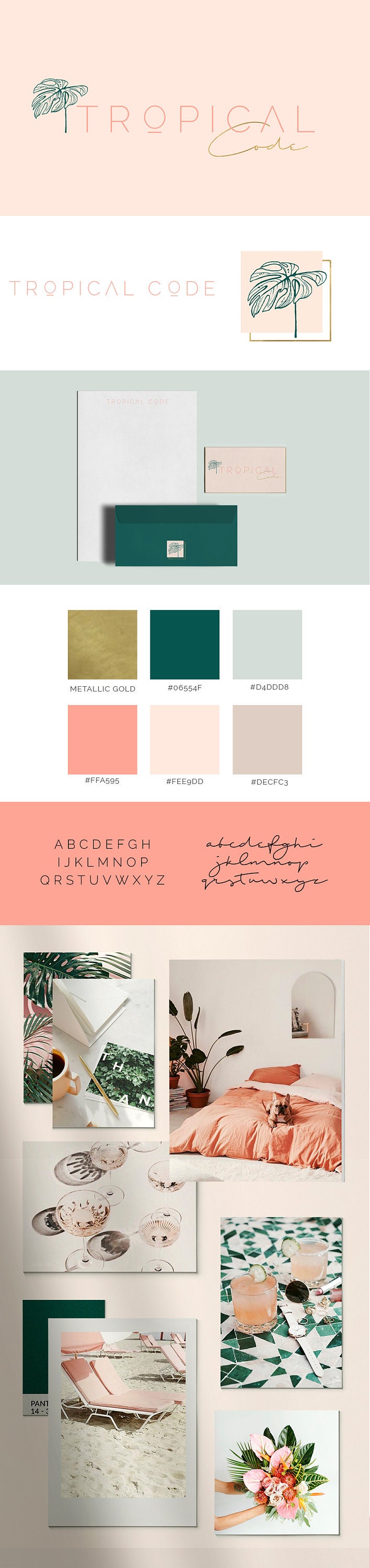 Deluxe Branding Kit Website Branding Kit Brand Identity - Etsy