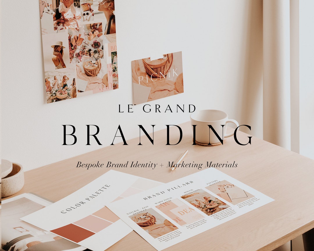Le Grand Branding Kit Website Branding Kit Brand Identity Marketing Kit ...