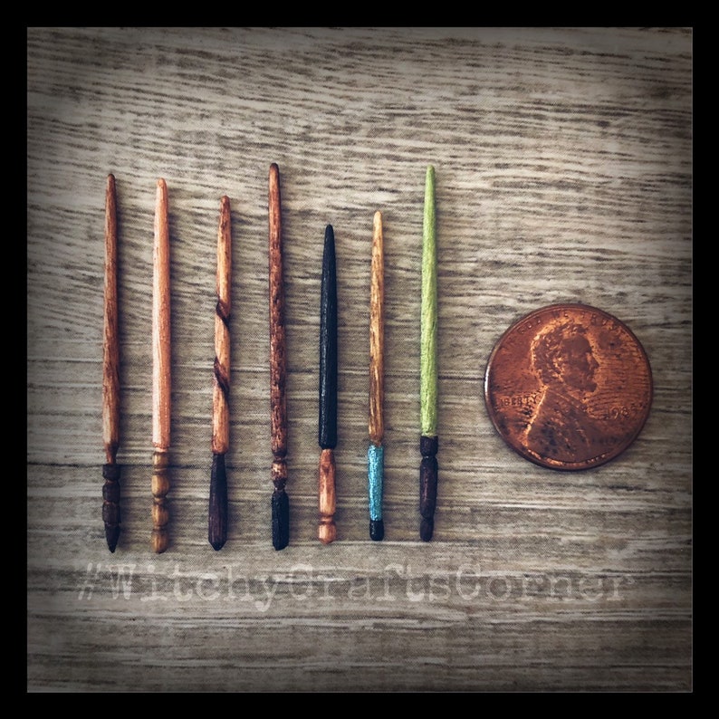 Miniature Wooden Magic Wands 1:12 Scale Tiny Wand - Etsy UK