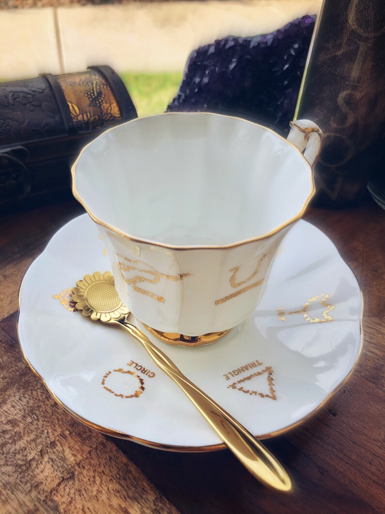 Rose and Sunflower Tea Spoon 2 Colors - Etsy