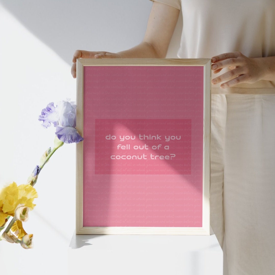 Coconut Tree Kamala Harris Art Printable - Instant Download Wall Decor ...