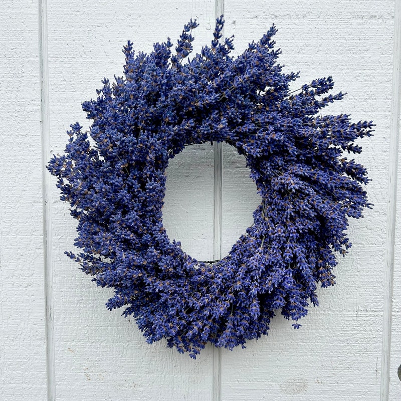 Lavender Wreath - Etsy