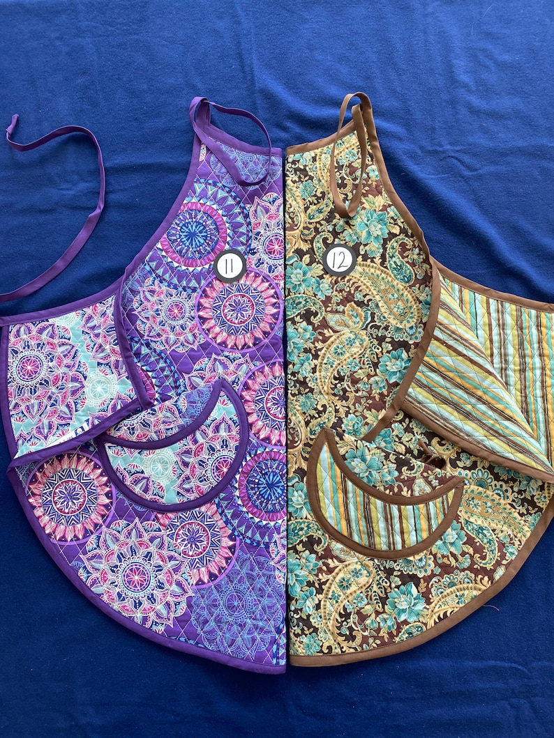 Reversable Quilted Apron | Etsy