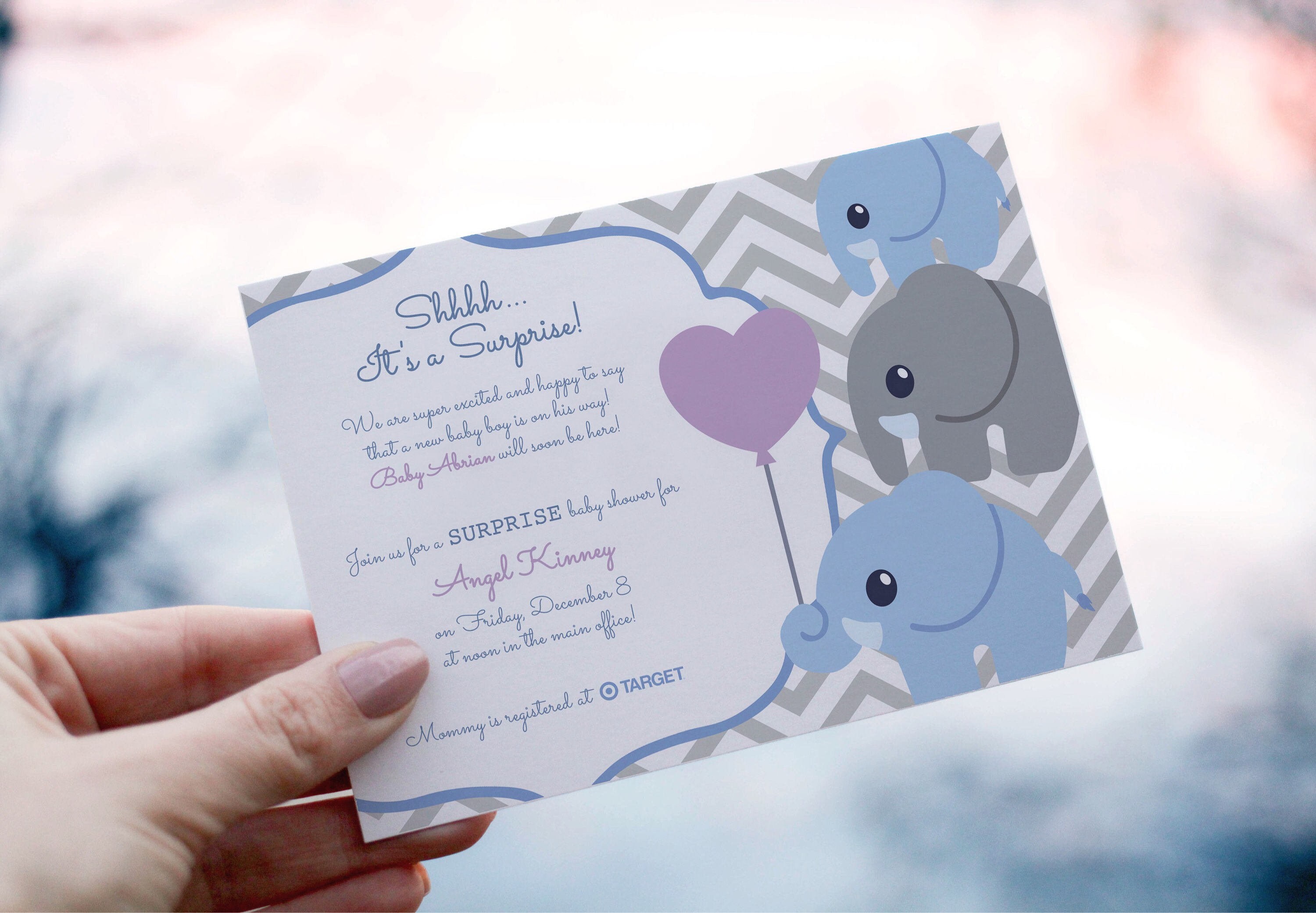 PRINTABLE Baby Shower Invitation | Customized Digital File! - Etsy