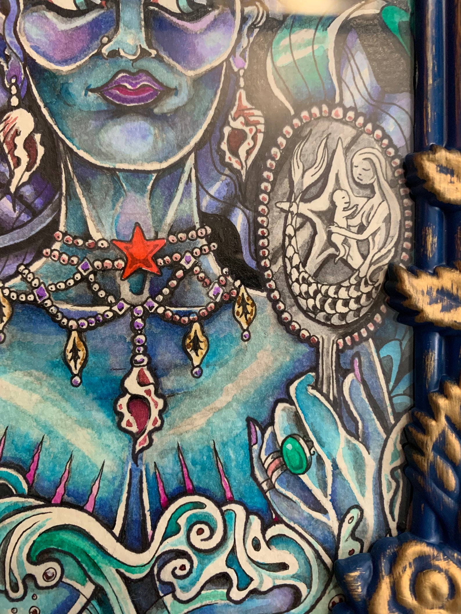 Sea Queen Yemaya Yemoja LaSiren LaSirenn LaSirena Orisha | Etsy