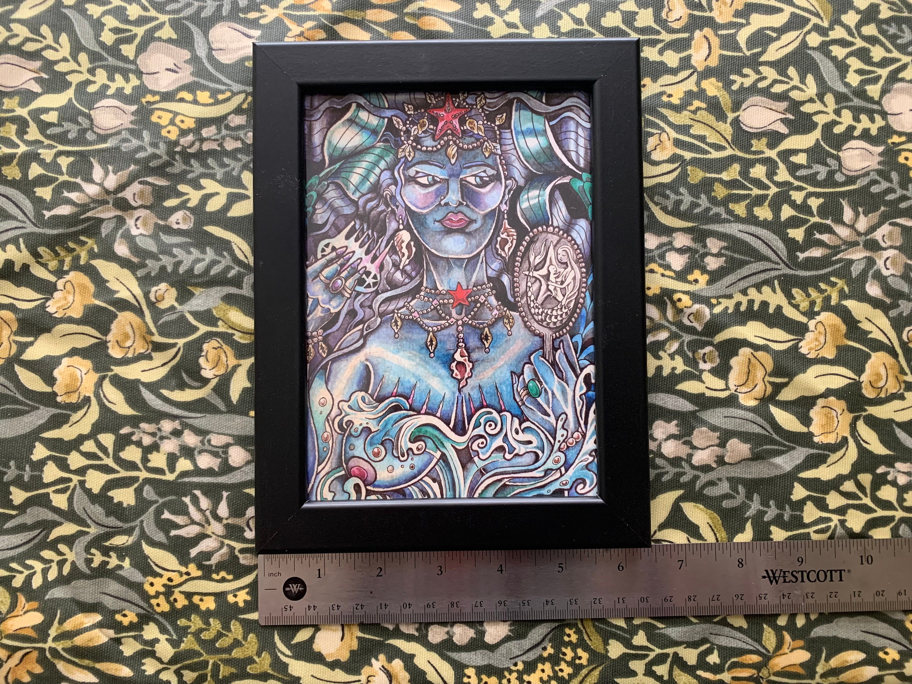 Reina del Mar Yemaya Yemoja LaSiren LaSirenn LaSirena Orisha - Etsy España