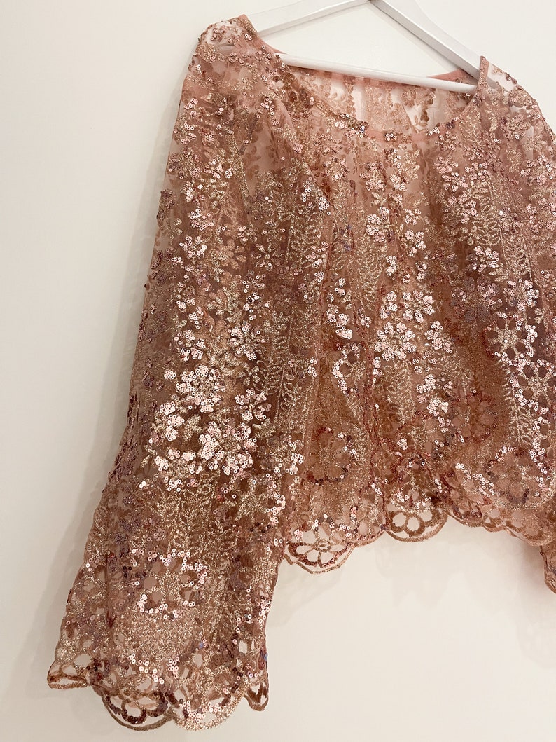 Diamanté Lace Top's Various Colours - Etsy