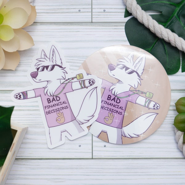 Furry Sticker - Etsy