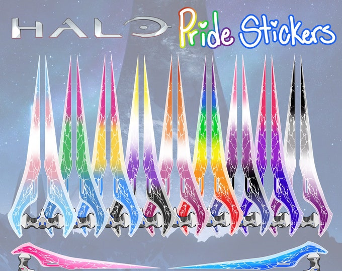 PRIDE Energy Sword Stickers - Etsy
