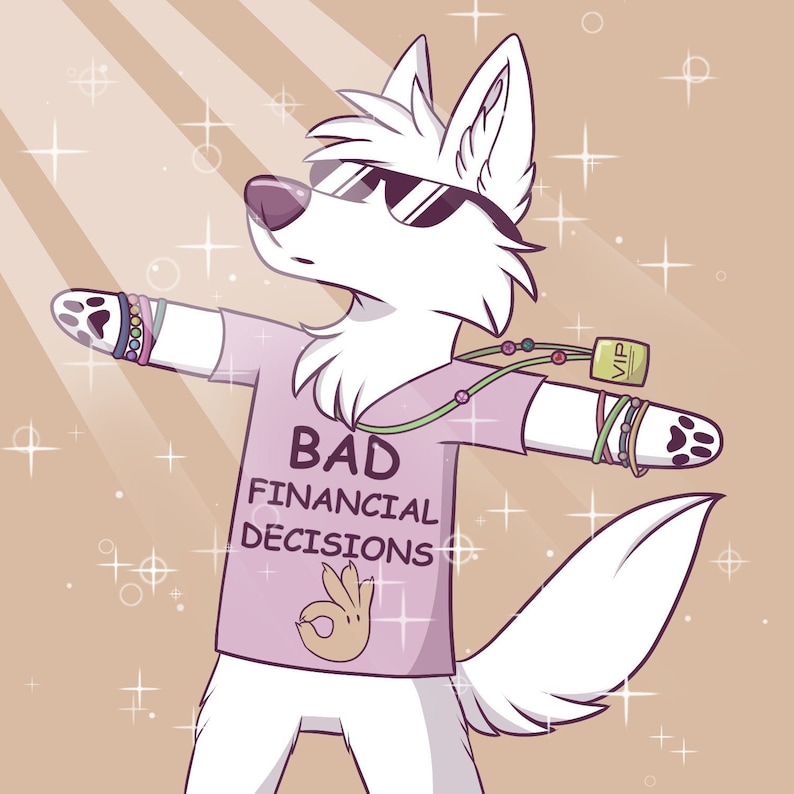 Bad Financial Decisions STICKERS - Etsy